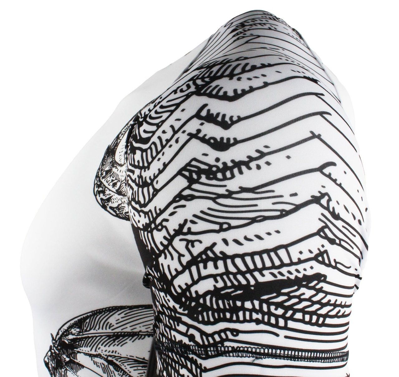 Gawakoto x Terada Dragon Short Sleeve Rashguard