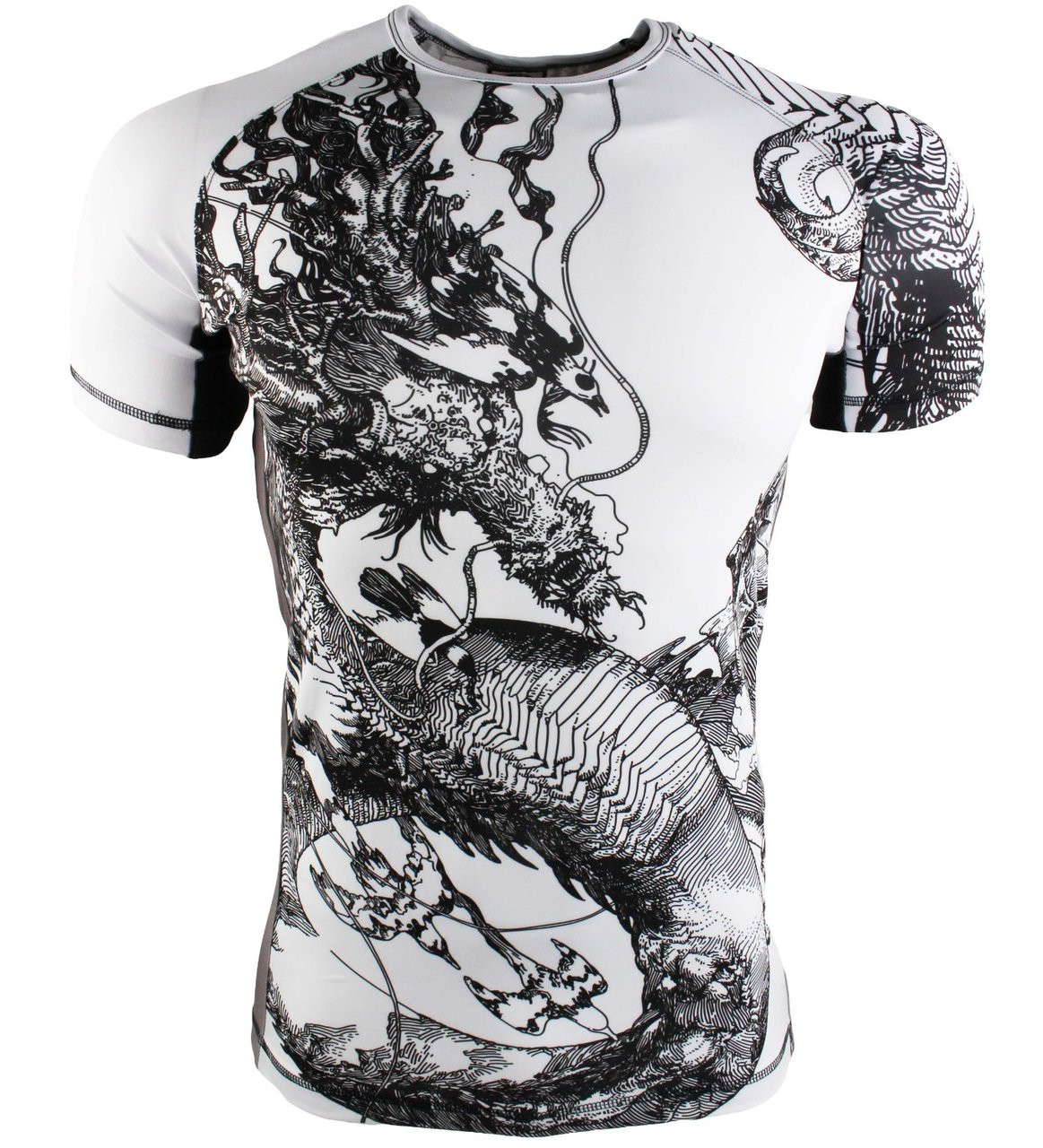 Gawakoto x Terada Dragon Short Sleeve Rashguard