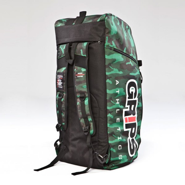 Grips Athletics Duffle Backpack Camo - The Jiu Jitsu Shop