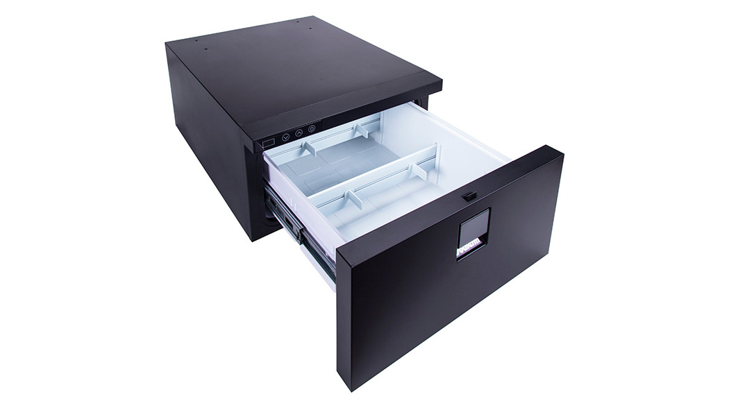 Isotherm Drawer 30 Black Galvanized Steel Door Refrigerator - DC only