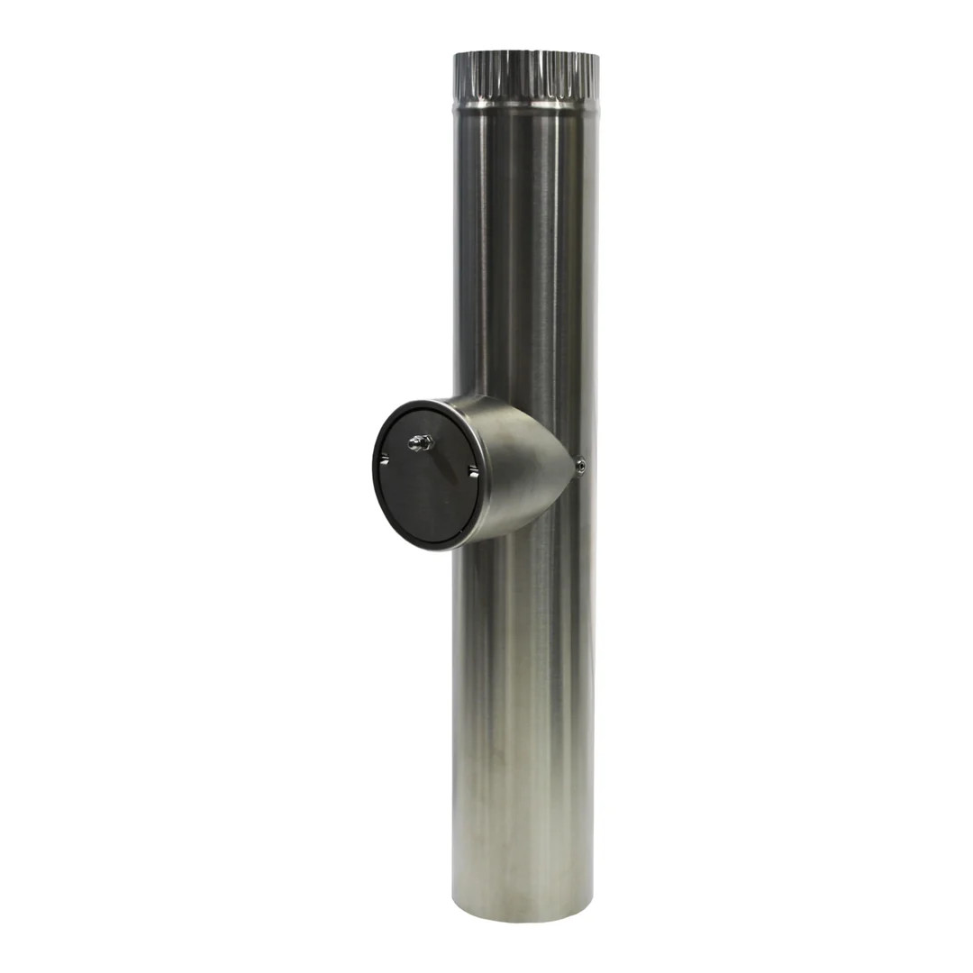 4" X 24" PIPE WITH BAROMETRIC DAMPER - Seaborne Marine