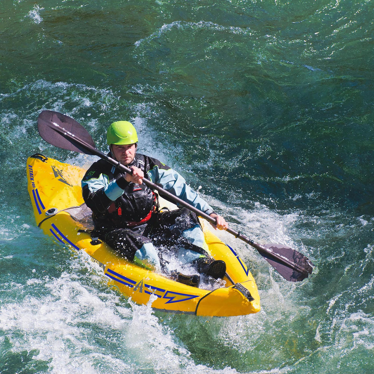Advanced Elements Attack Pro Whitewater Self Bailing Sit Ontop ...