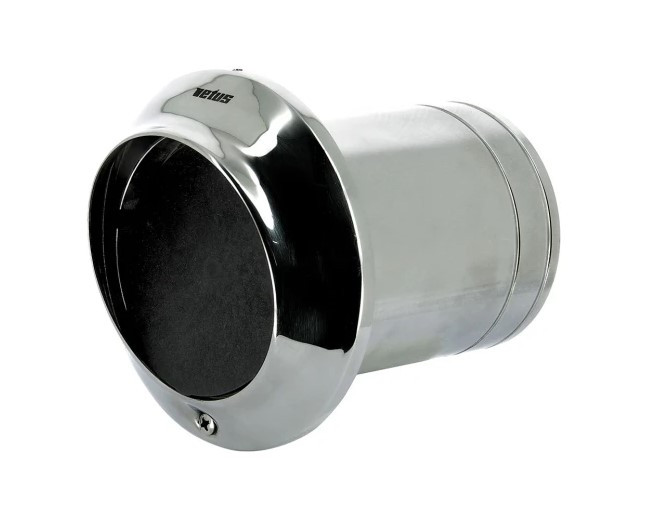 Vetus Stainless steel transom exhaust connection with check valve Ø 100 ...
