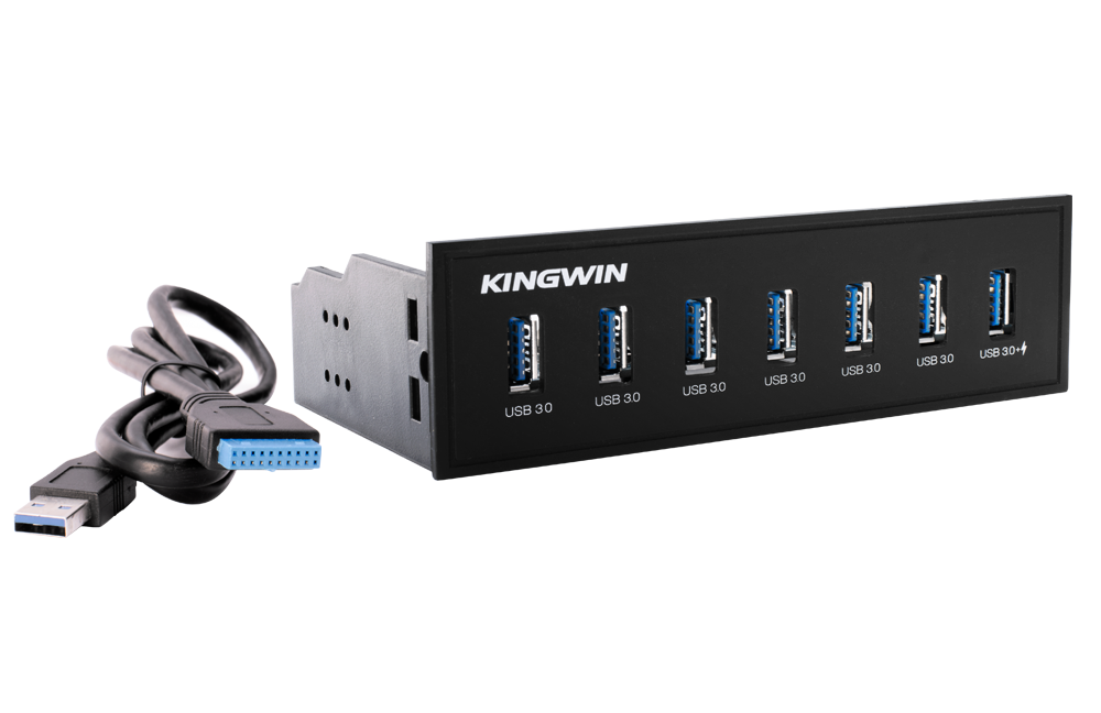 KW525-7U3C 7-Port USB 3.0 Hub with 1 x Fast Charging Port