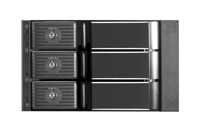 Kingwin MKS-335TL 3xSATA HDD to 2X5.25inch Bay Trayless Hot Swap Rack