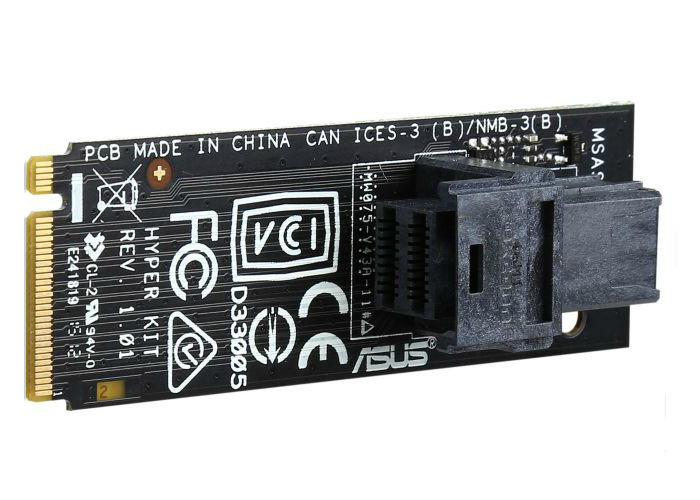 Asus Hyper Kit Expansion Card M.2 to Mini SAS HD Adapter