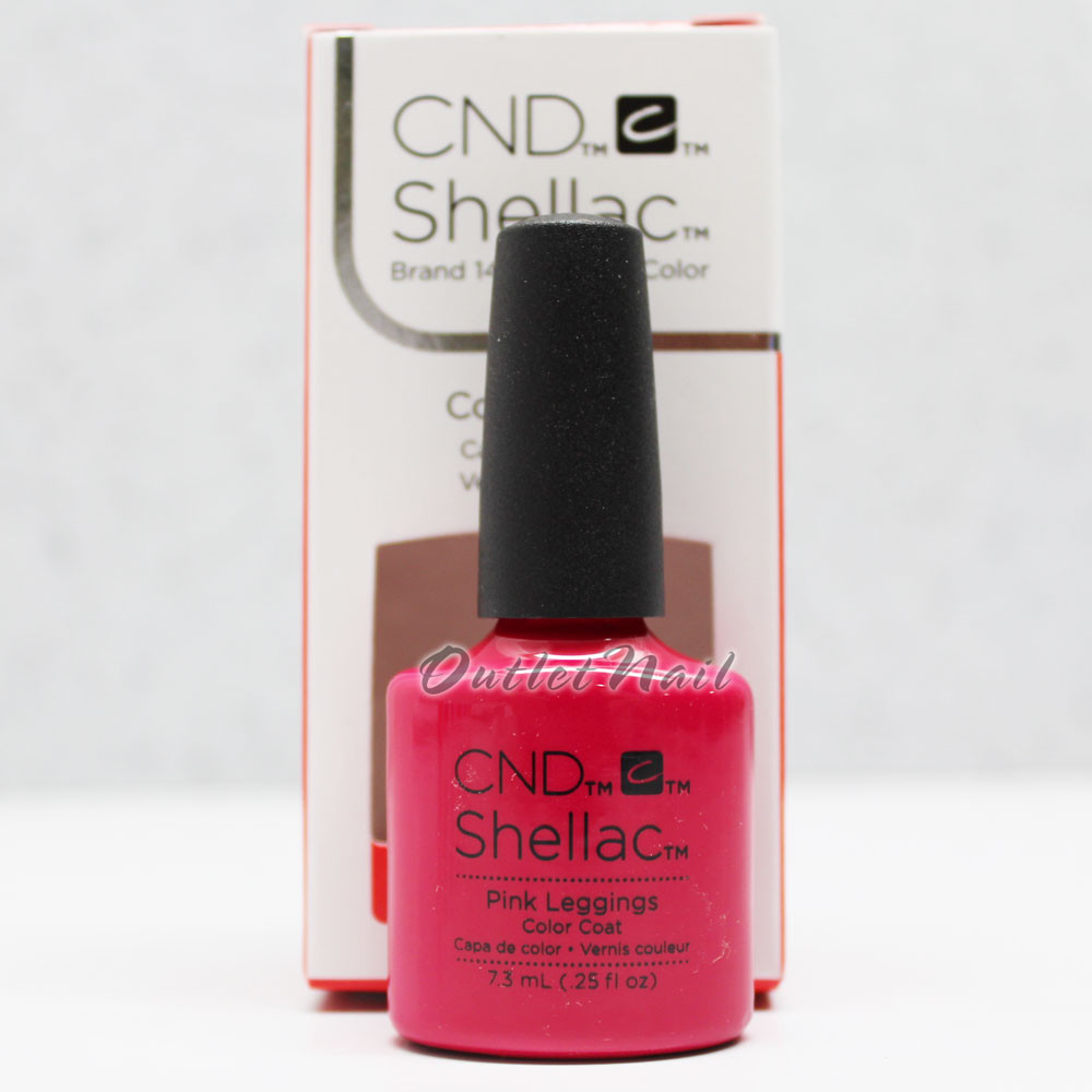 CND Shellac UV Gel Polish PINK LEGGINGS 91404 7.3ml 0.25oz New Wave ...