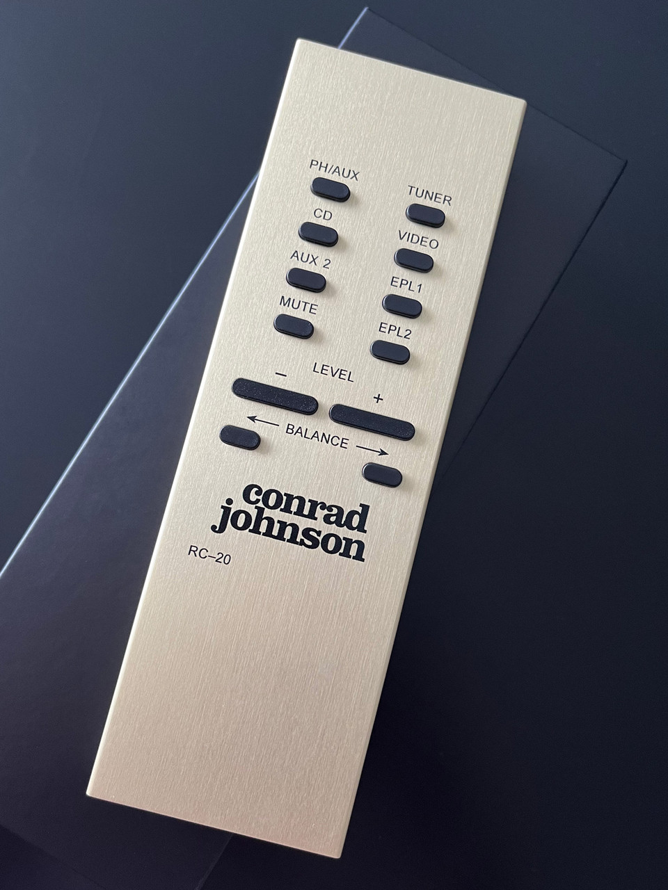 Conrad Johnson "Gold Brick" RC-20 Remote Control - Sound Reference ...