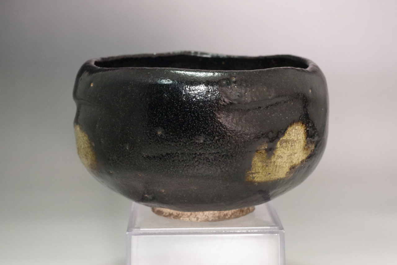 Raku Kichizaemon 7th Chonyu (1714-1770) Antique KURO RAKU pottery ... Raku Kichizaemon 7th Chonyu (1714-1770) Antique KURO RAKU pottery ...