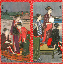 Japanese Geisha Paper Wallet Bi-Fold #05 - Japan Bargain Inc