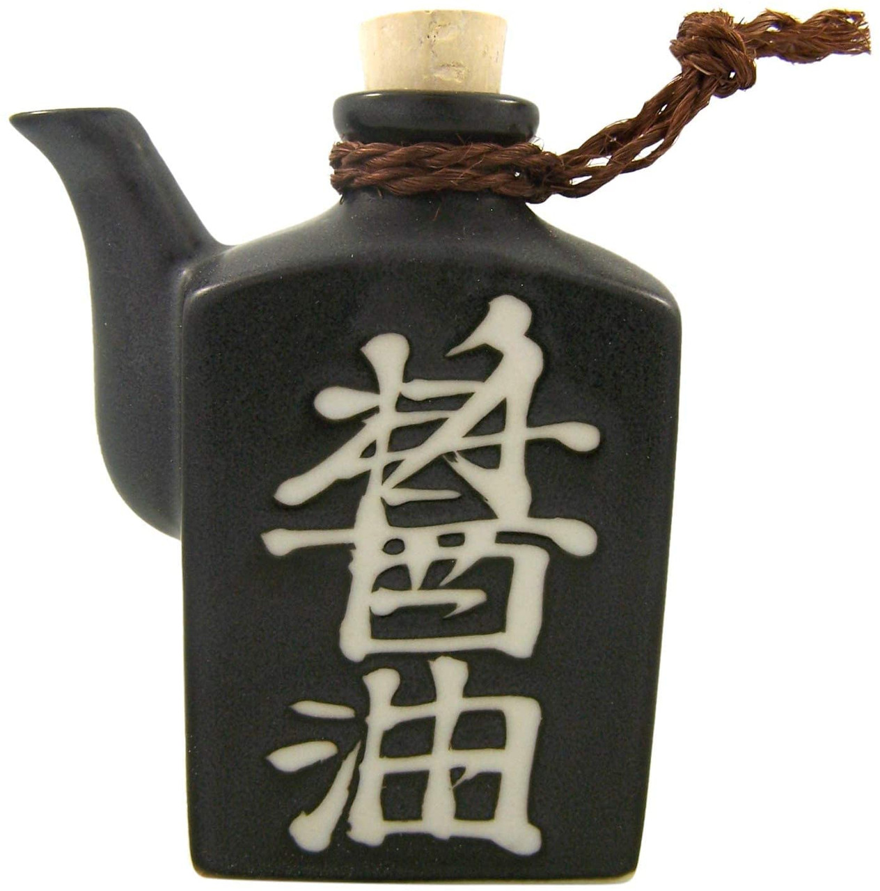 Soy Sauce Dispenser With Cork Top Stopper Traditional Japanese Pottery ...