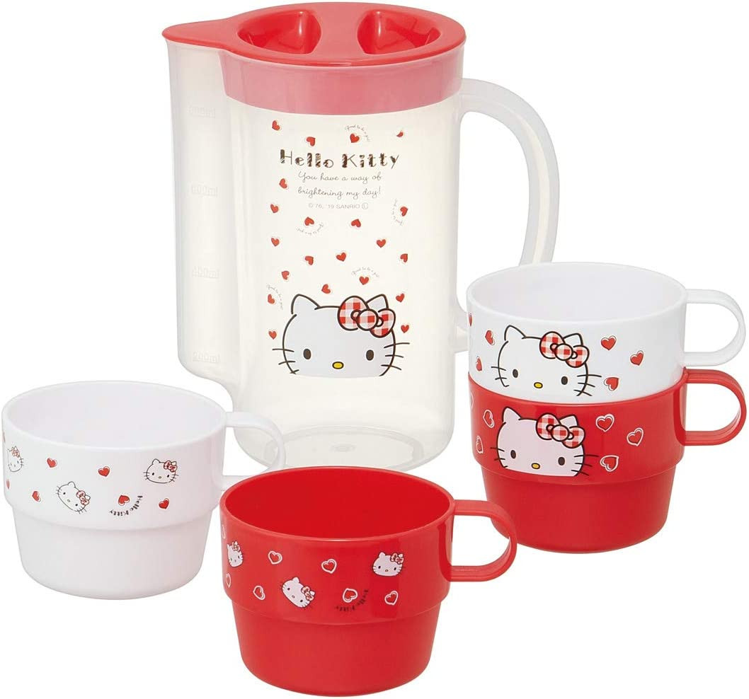 Sanrio Hello Kitty Water Pitcher and Cup Set - Japan Bargain Inc