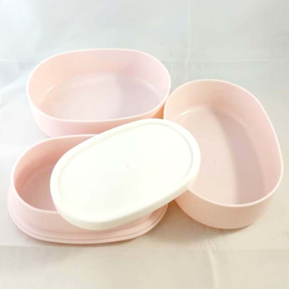 Japanese Bento Box Set Pink Color - Japan Bargain Inc