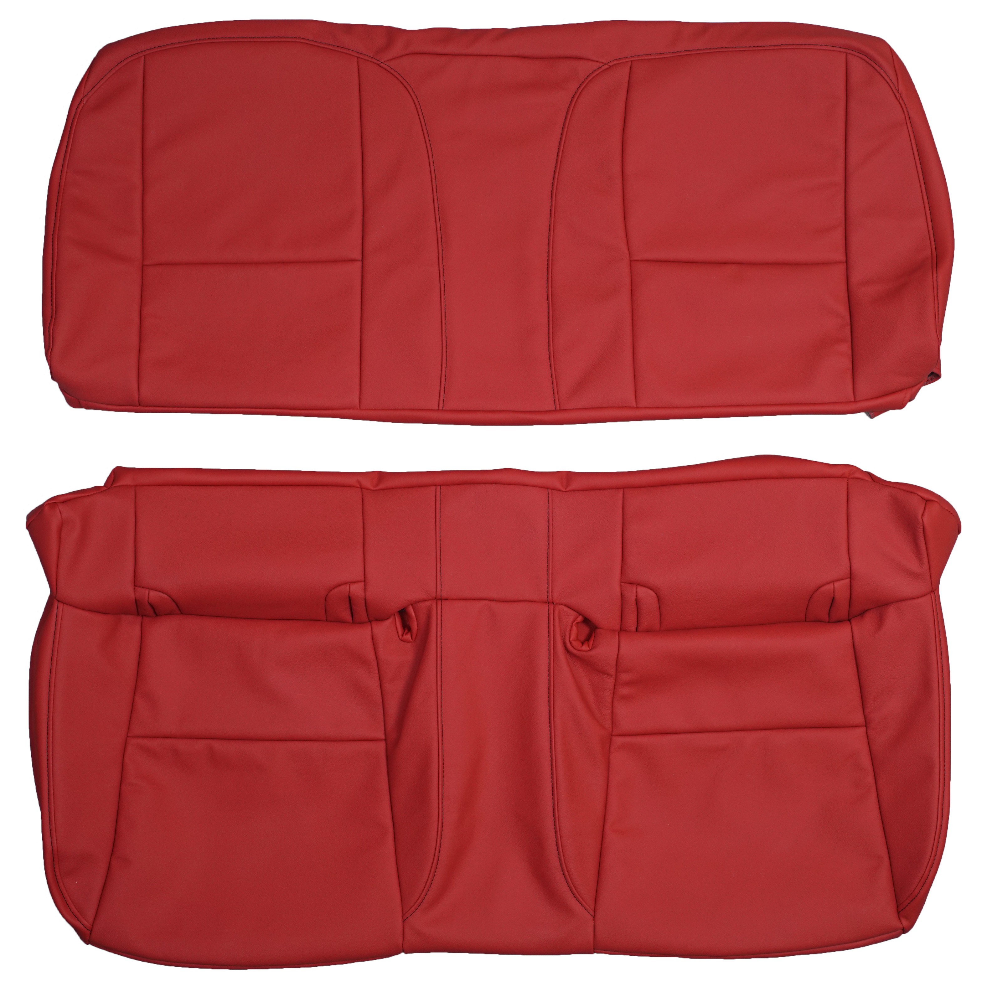 2010-2015 Chevrolet Camaro Custom Real Leather Seat Covers (Rear ...