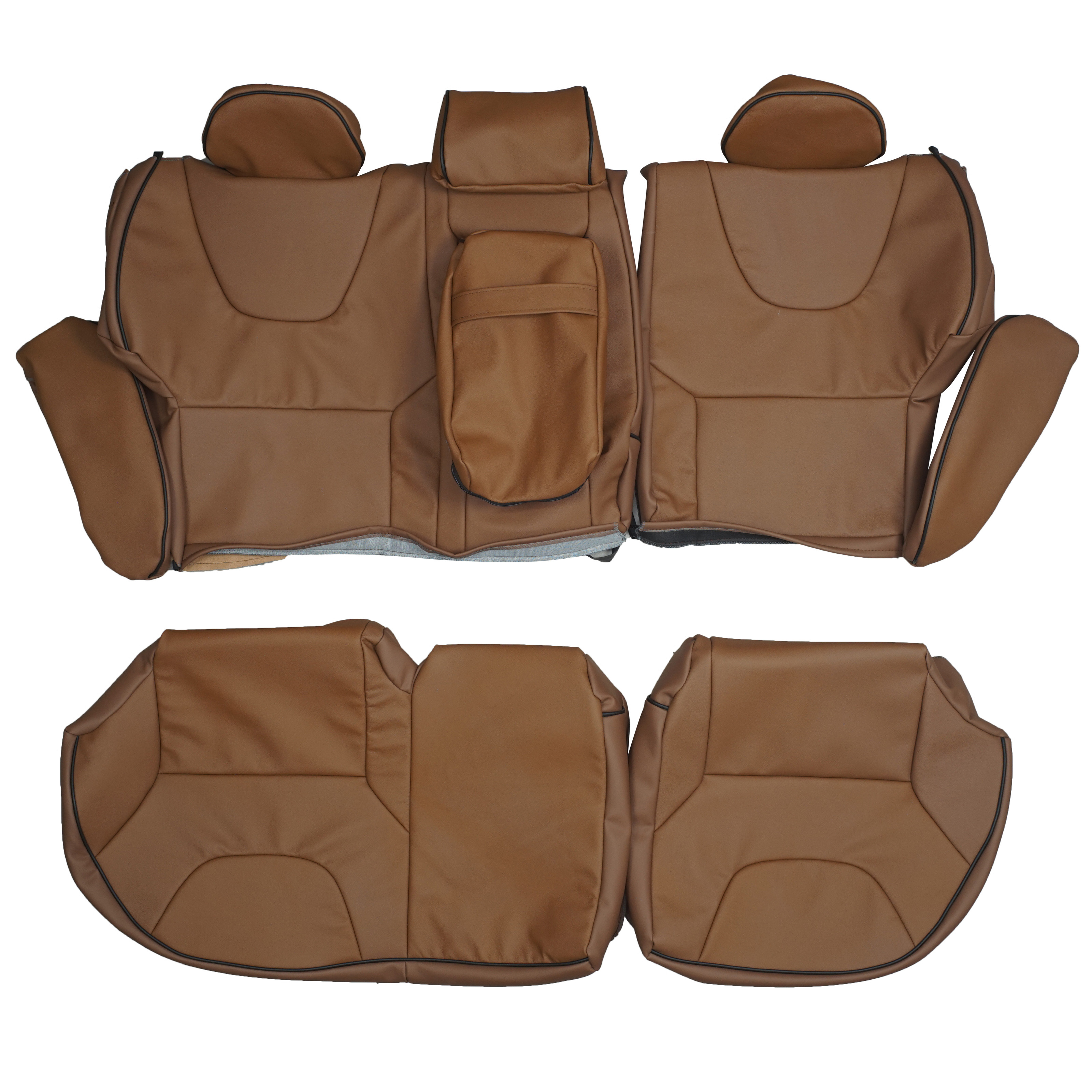 2001 2006 Volvo V70 XC70 Custom Real Leather Seat Covers Rear