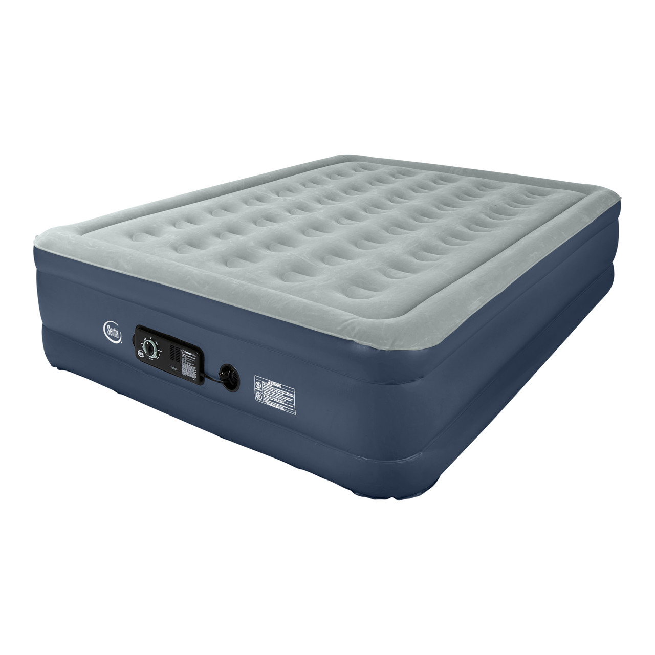 Serta 18 Raised Queen With Neverflat Pump Insta Bed