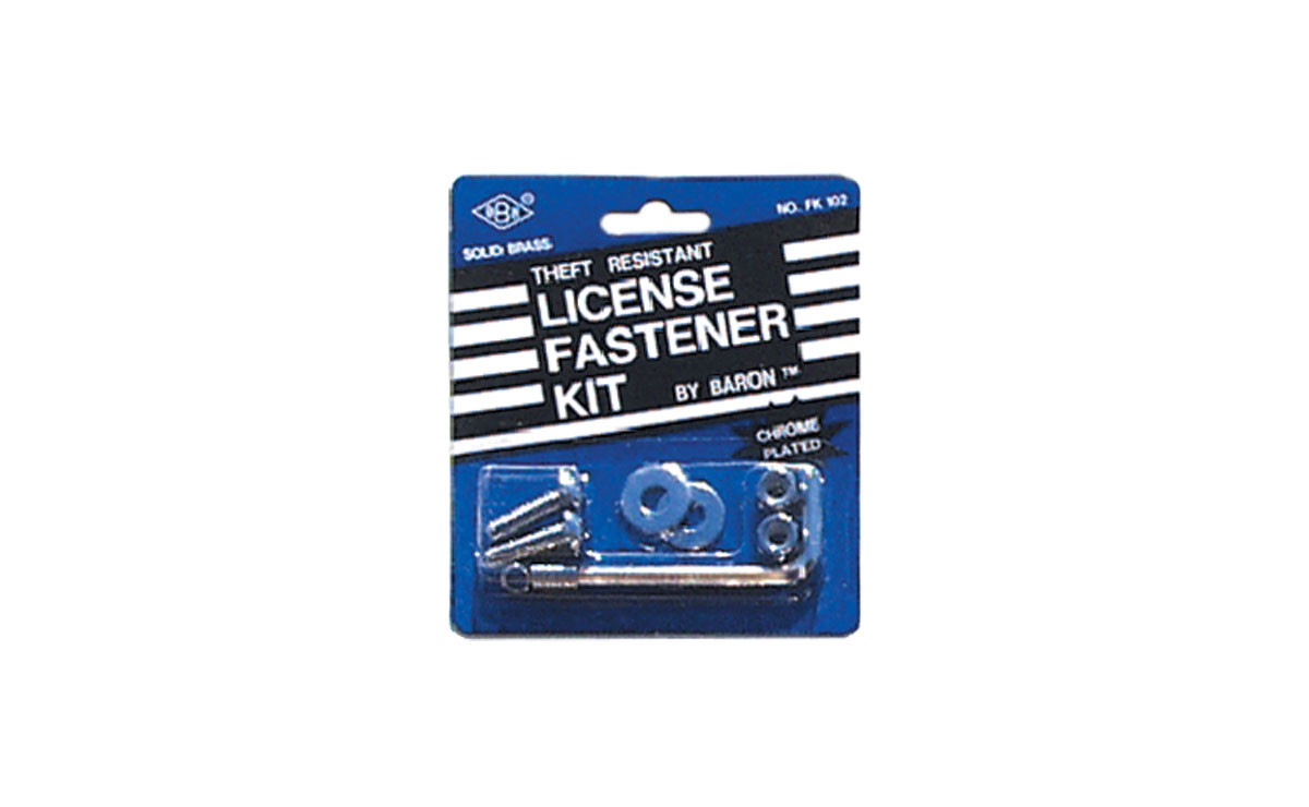 Chrome Plated Fastener Kit