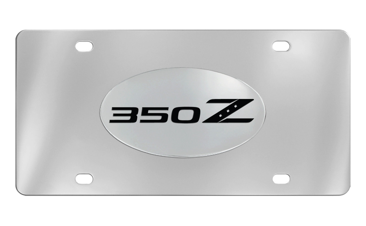 Nissan 350Z 350 Z Chrome Plated Solid Brass Emblem Attached To a ...