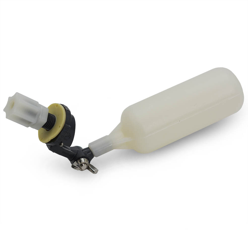RO Mini Float Valve With Adjustable Arm and 1/4" OD Tubing Jaco Inlet ...