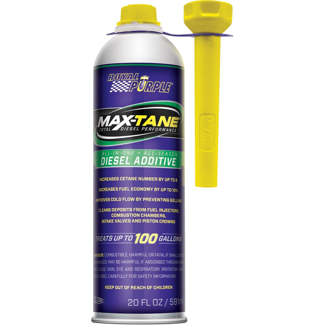 ROYAL PURPLE 11755 MAX-TANE FUEL SYSTEM CLEANER & CETANE BOOSTER ...