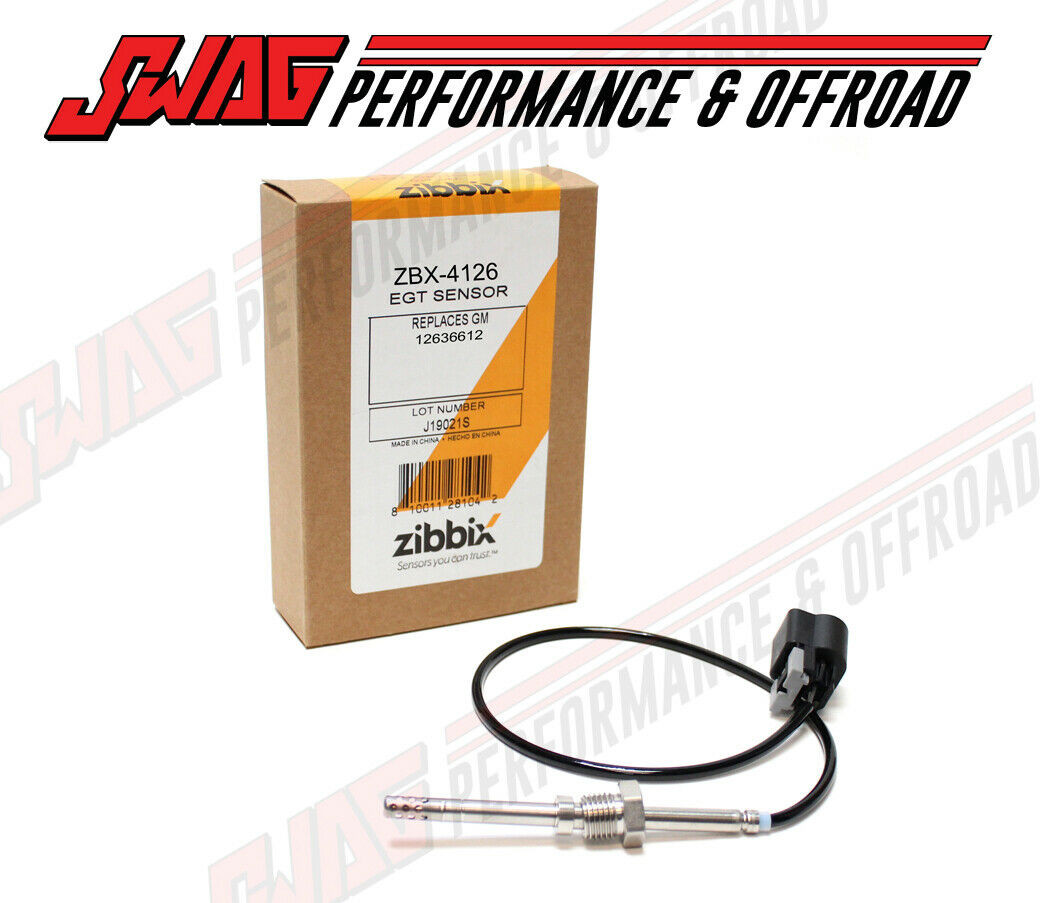 Zibbix EGT Sensor Exhaust Gas For 11-16 6.6L Duramax Diesel ZBX-4126 ...