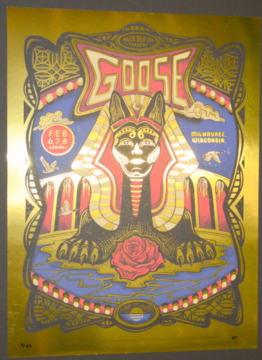 GOOSE - 2025 - #3/150 - MILLER HIGH LIFE THEATRE - POSTER - MILWAUKEE