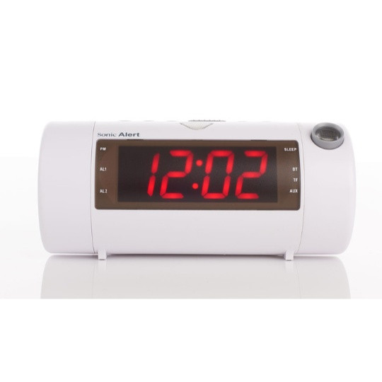 Sonic Blast Projection BT Alarm Clock - Hearing and Vision Center