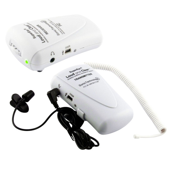 SuperEar Loud and Clear Wireless FM System - Hearing and Vision Center
