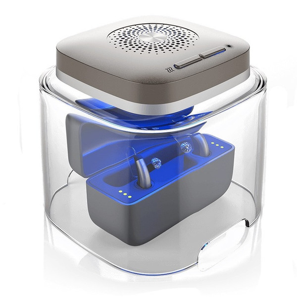 Flow-Med Dry-Cap UV2 Hearing Aid Dryer for Rechargeable Aids - Hearing ...