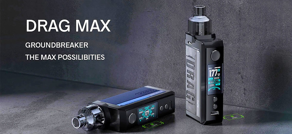 VOOPOO Drag Max Kit 177W Box Mod - Central Vapors