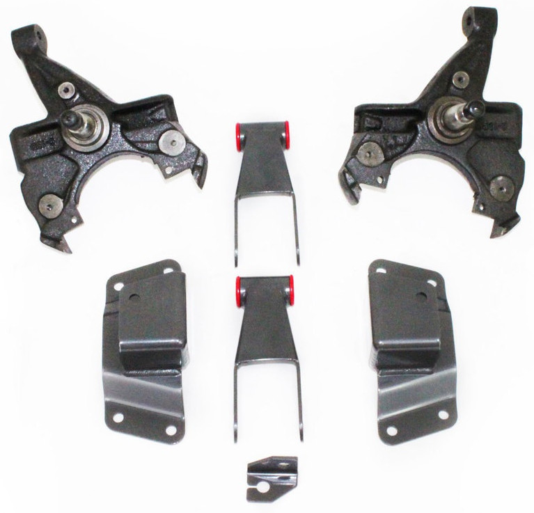 1988-1998 GMC Sierra 1500 2wd 2/4" Lowering Kit W/ No Shocks - MaxTrac ...
