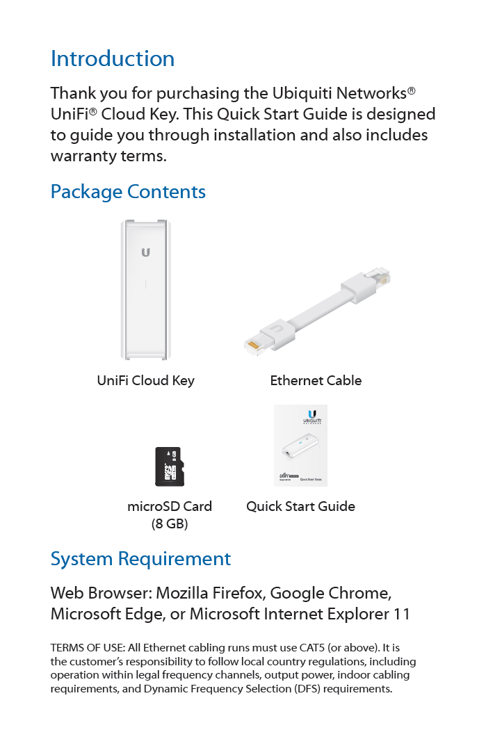 Ubiquiti - UC-CK UniFi Controller, Cloud Key - Vestabond