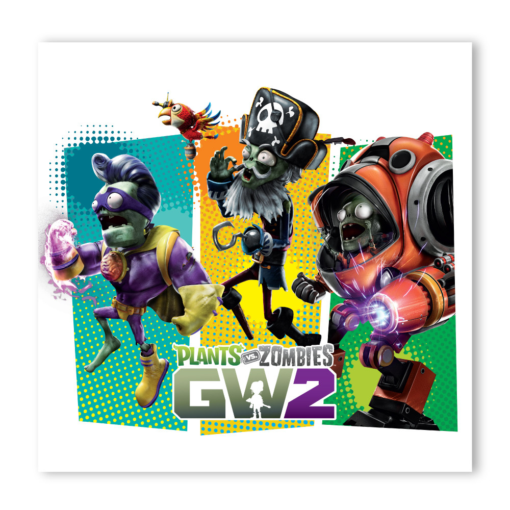 Plants Vs Zombies Garden Warfare 2 Gw2 Z Mech Super Brainz Captain Deadbeard Graphic