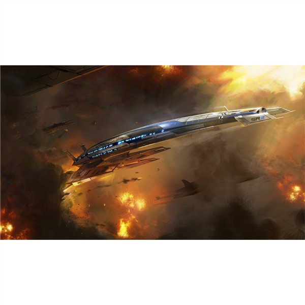 Mass Effect Wall Graphics Normandy Escape Walls 360