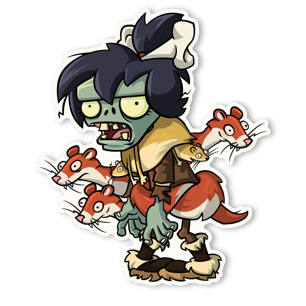 Plants vs. Zombies 2: Weasel Hoarder Zombie 2 - Walls 360