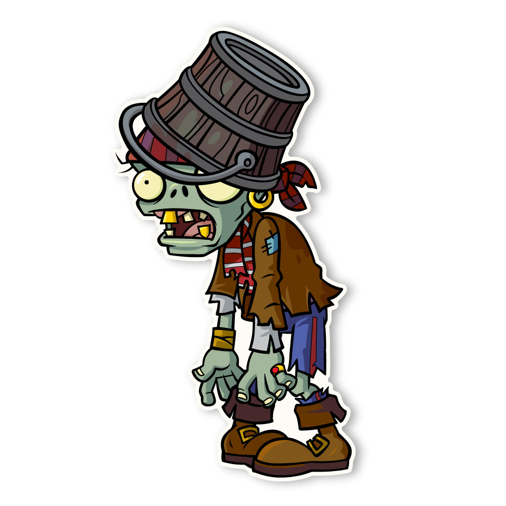 Plants Vs Zombies 2 Pirate Buckethead Zombie Walls 360