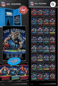 NFL Footbal Oval Stickers 300 per Box - GumballStuff: Bulk Vending Supplies