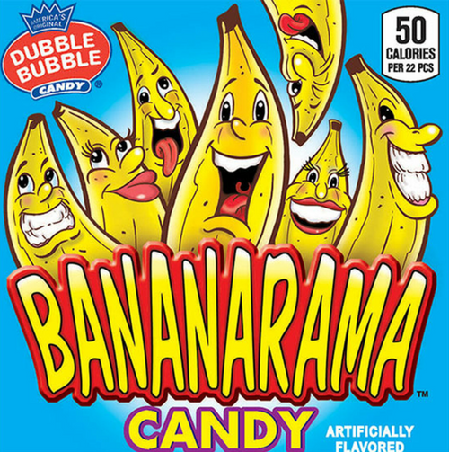 Banana Flavored Candy Bananarama 24.7 LB case - GumballStuff: Bulk ...