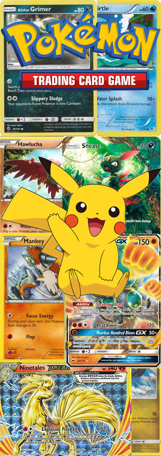 Pokemon Card Upgrade Kit: $1.00 Mech, Display, and 300 Sleeved Cards ...