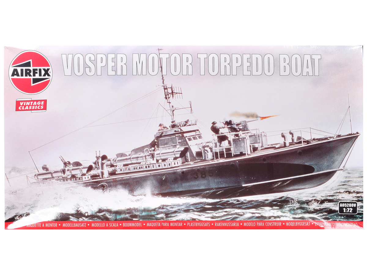 Level 3 Model Kit Vosper Motor Torpedo Boat 1/72 Plastic Model Kit ...