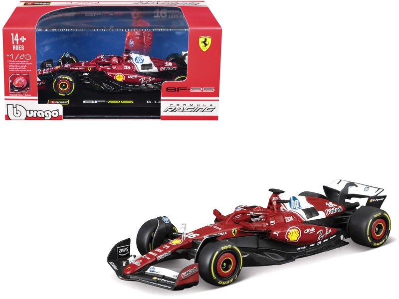 Ferrari SF-25 #16 Charles Leclerc Formula One F1 World Championship ...