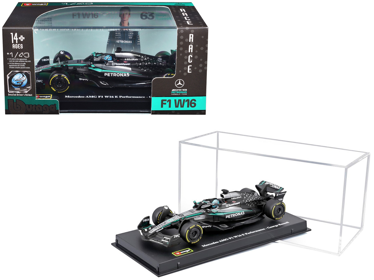Mercedes-AMG F1 W16 E Performance #63 George Russell Formula One F1 ...