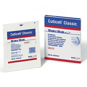 Cuticell Classic, Paraffin Dressing 10 x 10cm, Individually Packed ...