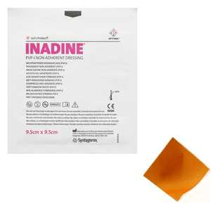 Inadine (PVP-I) Non Adherent Dressing, 9.5cm x 9.5cm | Four Square ...