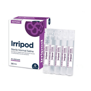 Irripod, Sterile Normal Saline, 20ml x 25 pods | Four Square Healthcare