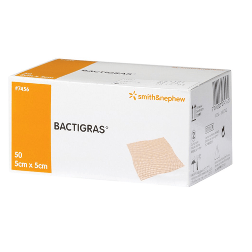 Bactigras Dressing 5cm x 5cm (Chlorhexidine Tulle Gras) x50 | Four ...