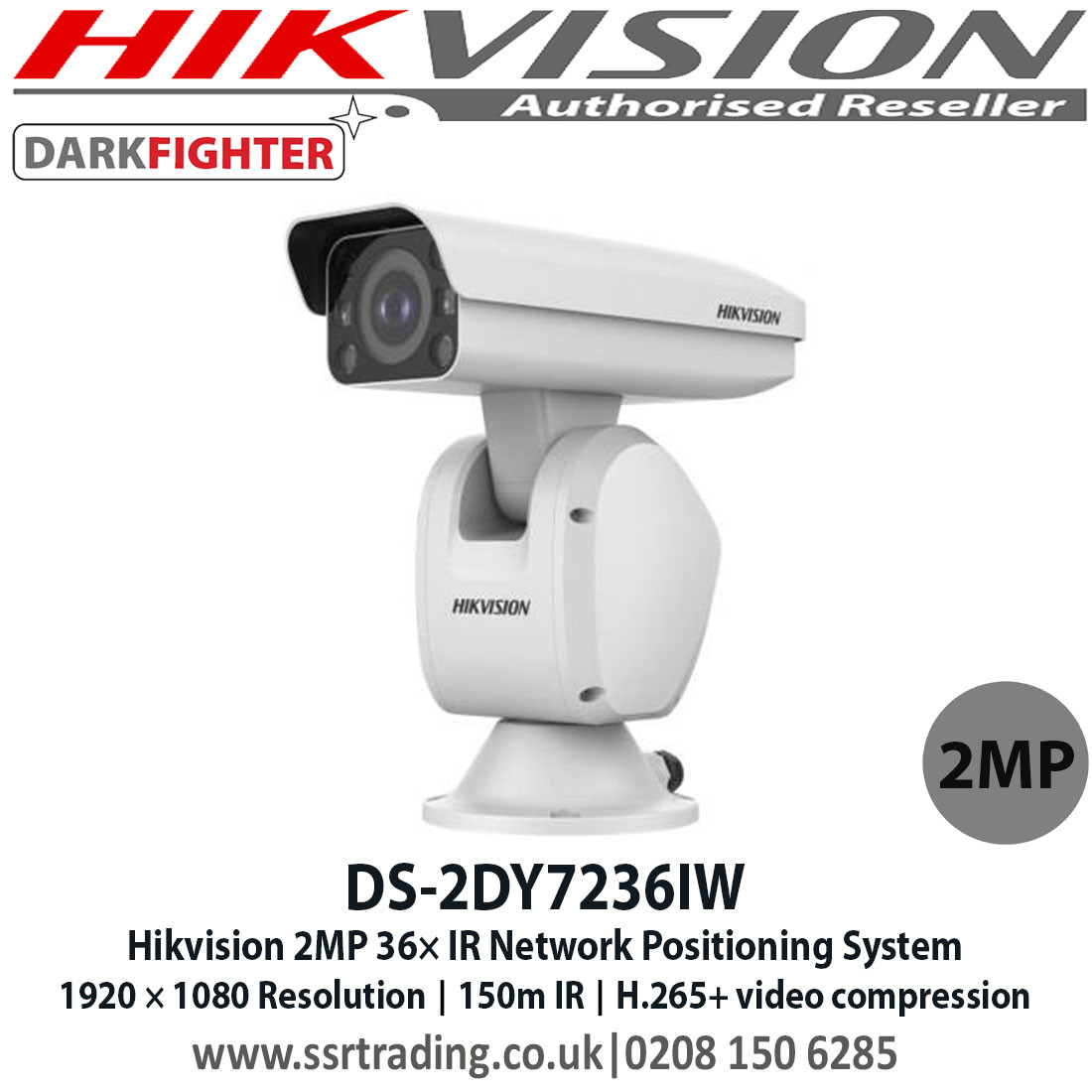 Hikvision DS-2DY7236IW 2MP 36× IR Network Positioning System, Support ...