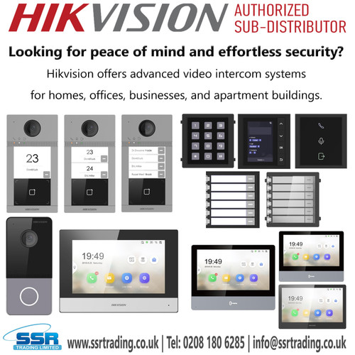 Hikvision IP Video Intercom Kit - Power over Ethernet Video Intercom ...