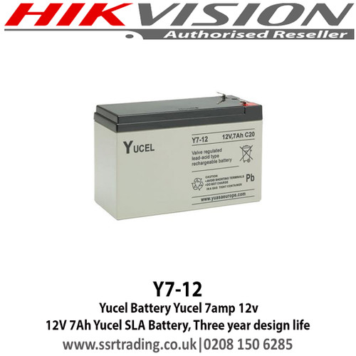 Yucel Battery Yucel 7amp 12v 12V 7Ah Yucel SLA Battery, Three year ...