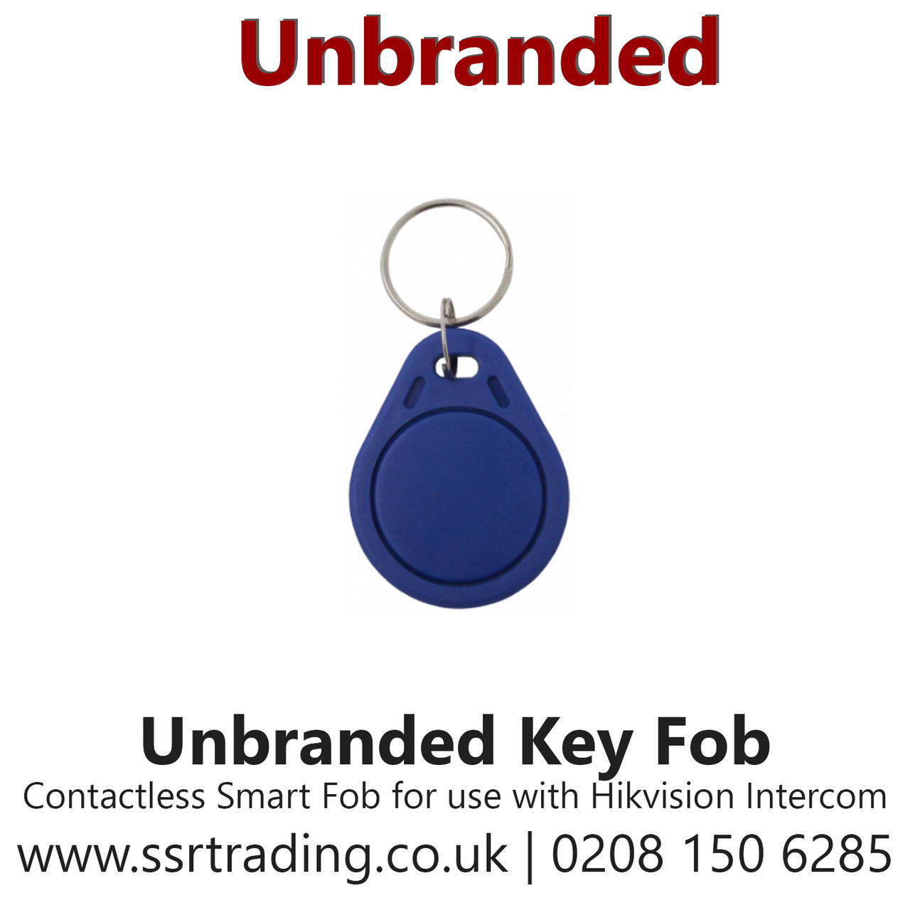Unbranded Mifare Contactless Smart Fob for use with Hikvision Intercom